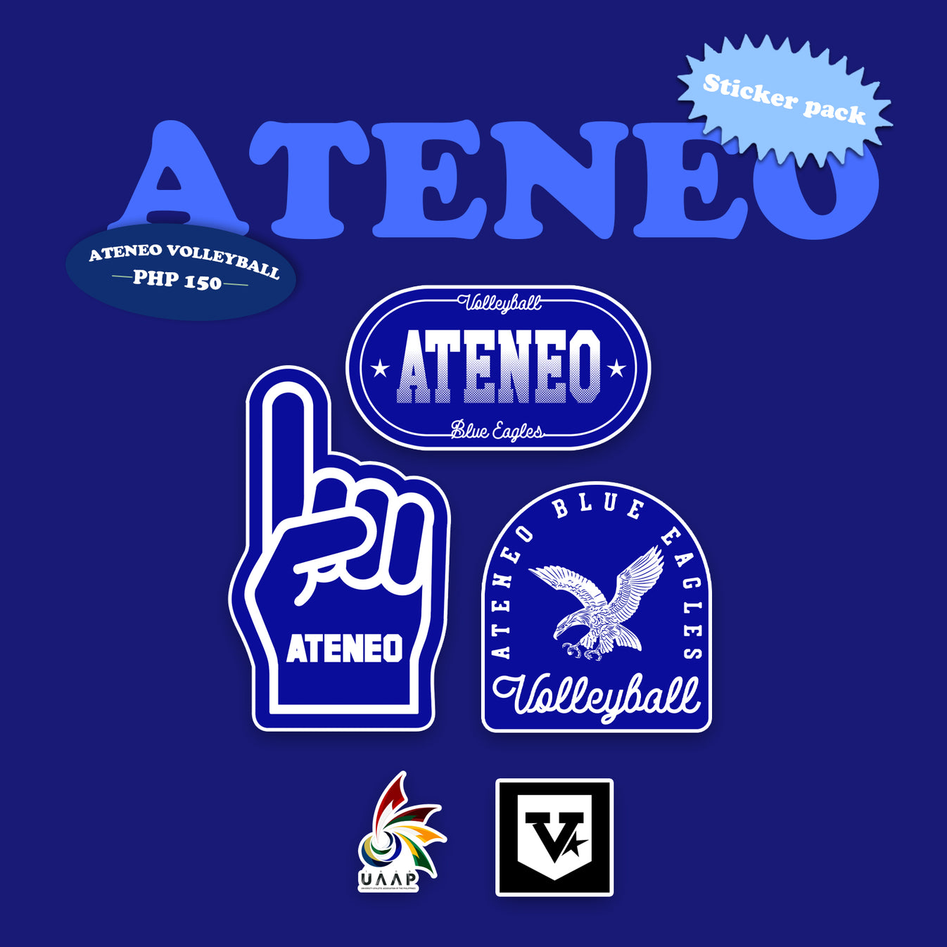 ATENEO Volleyball Sticker Collection – Varsity Lifestyle Co.